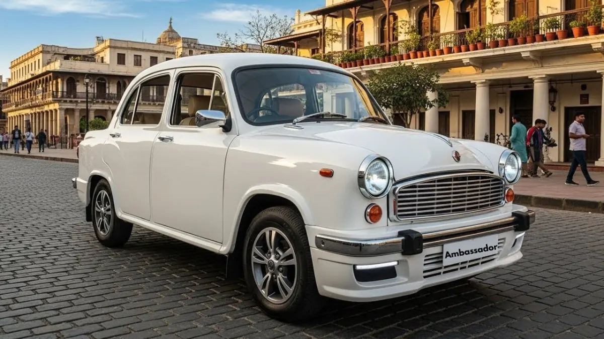 Hindustan Ambassador 2026 Launched – Refined Engine, Classic Design ...